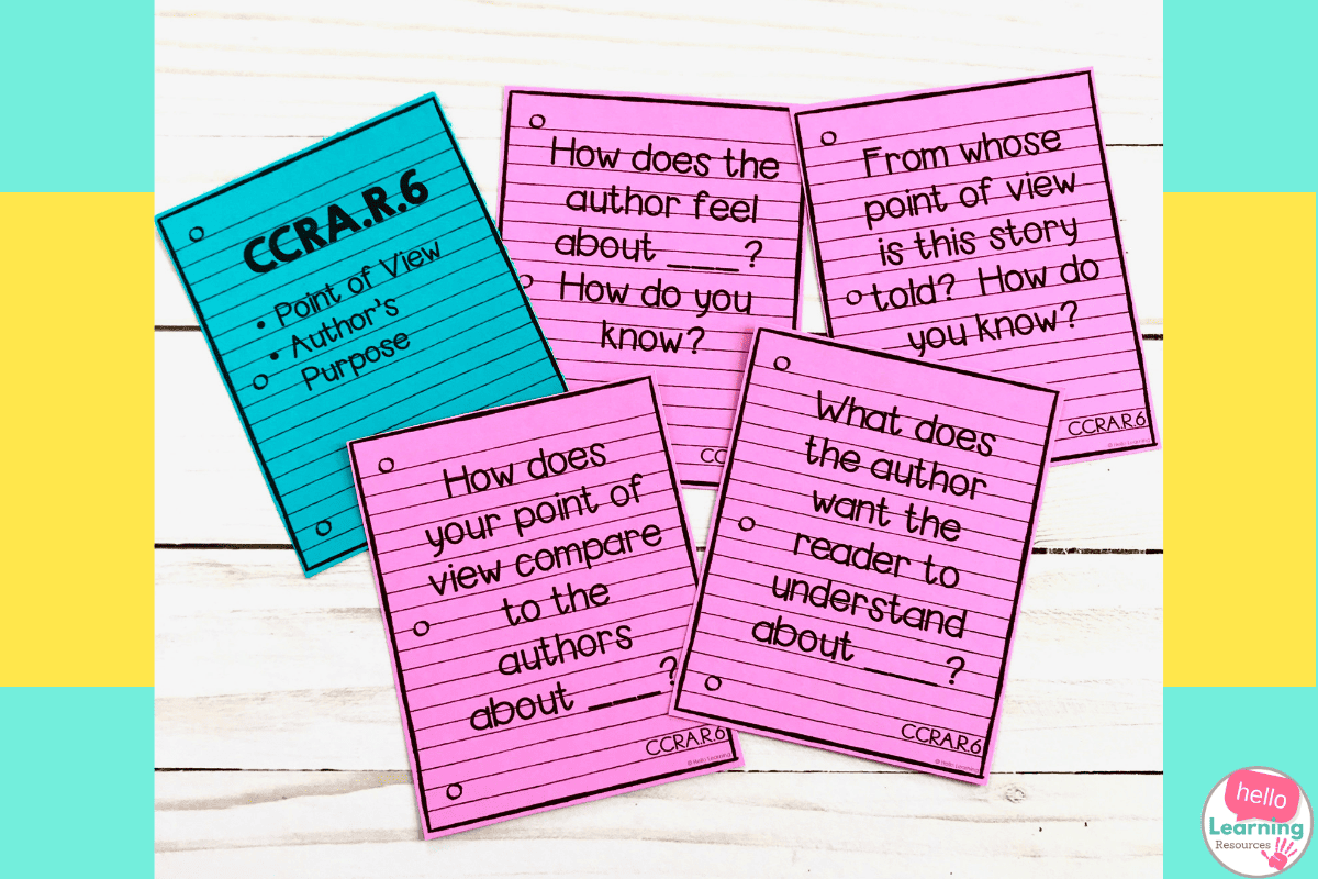 Question Prompts for Reading Comprehension - Hello Learning