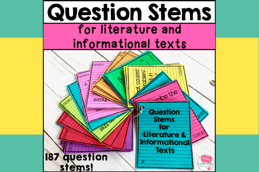 Question Prompts for Reading Comprehension - Hello Learning