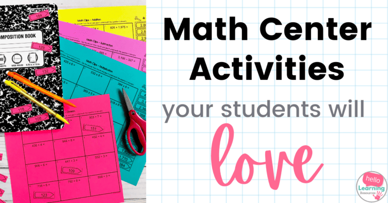 10 Fun Math Warm-Up Activities - Hello Learning