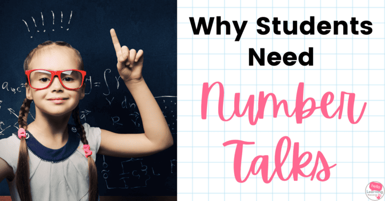 What are the Benefits of Number Talks? - Hello Learning