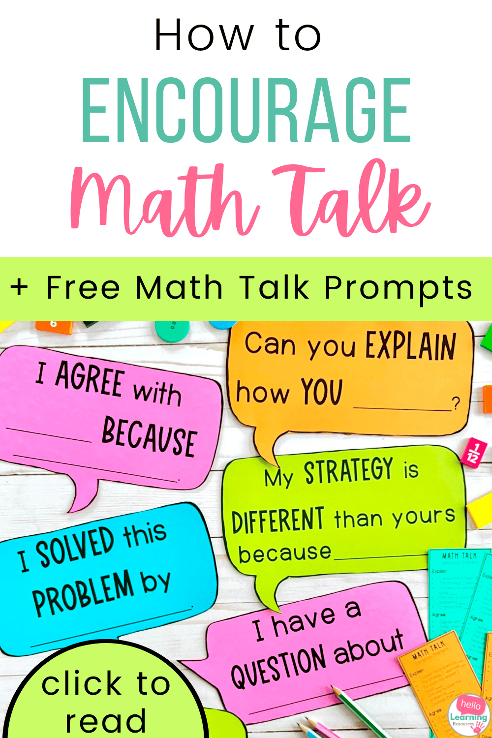 Math Talk: Ways to Encourage Discussion in Math Class - Hello Learning
