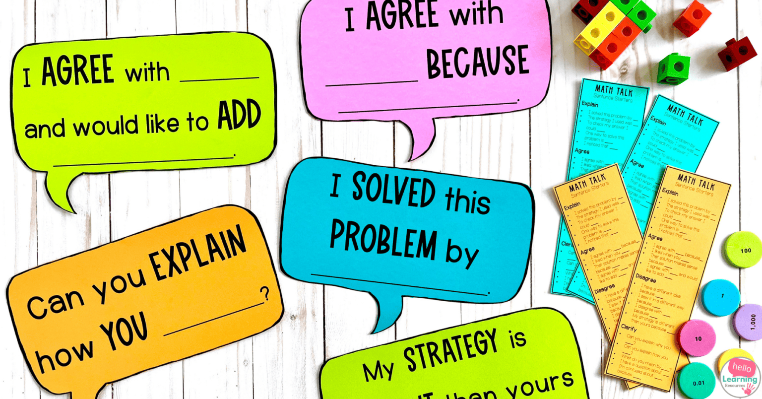 Math Talk: Ways to Encourage Discussion in Math Class - Hello Learning