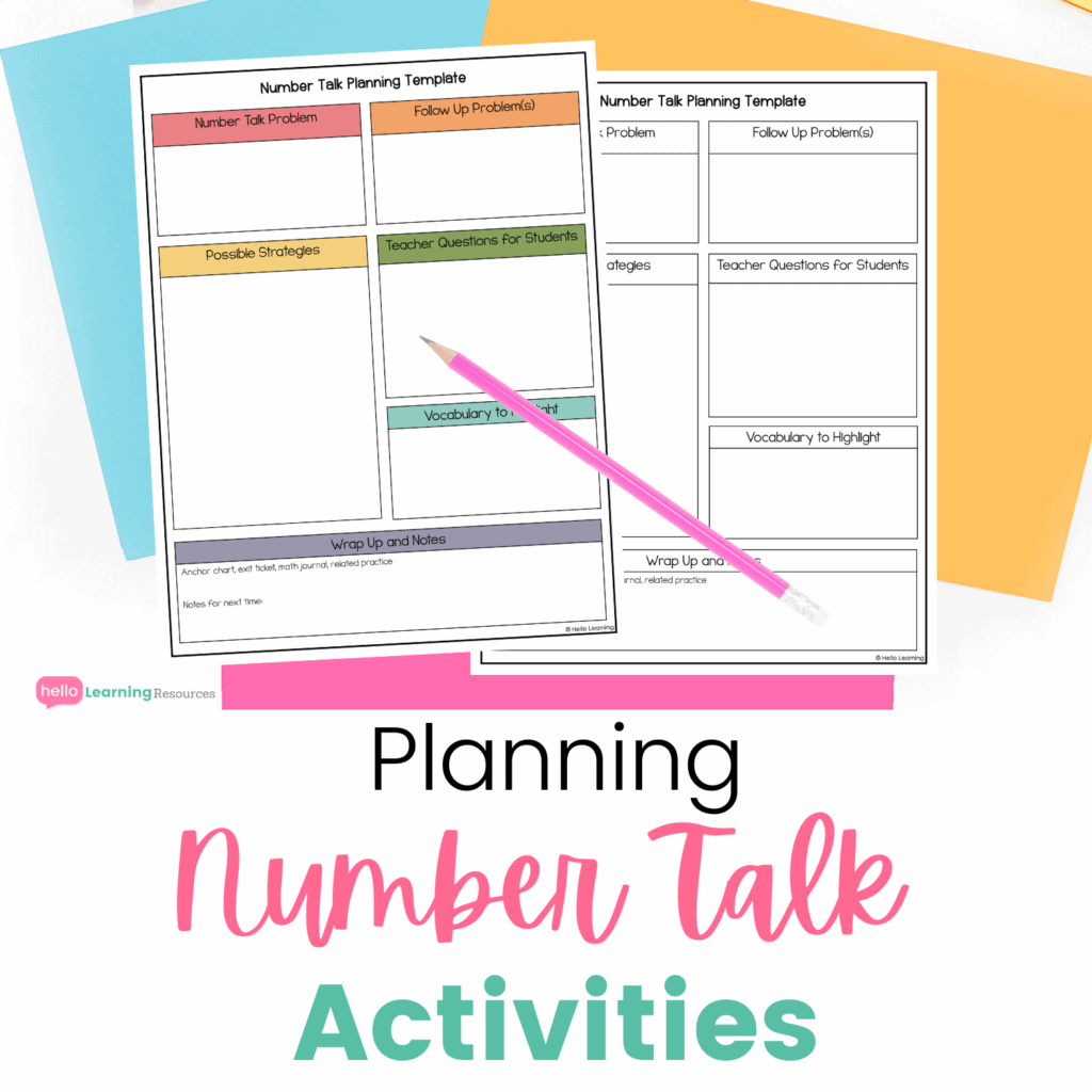 Number Talk Examples for Upper Elementary - Hello Learning