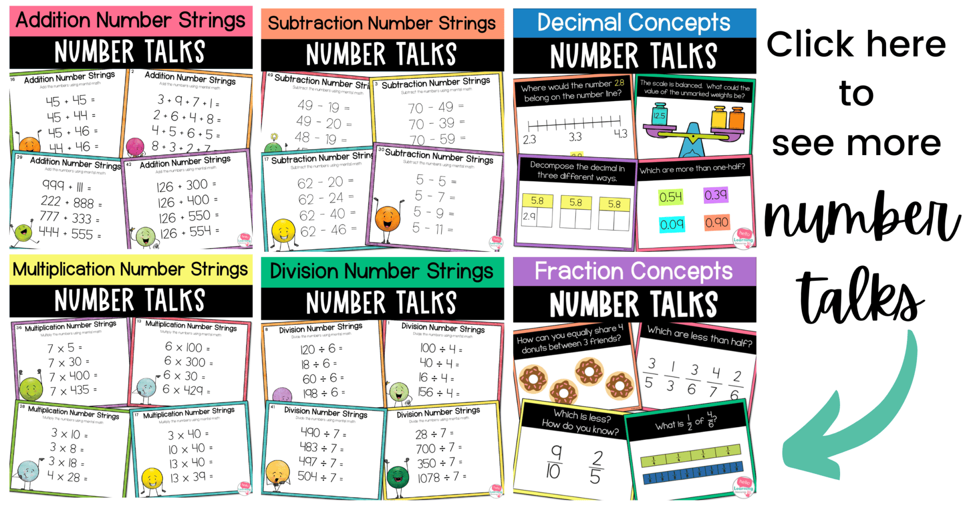 Number Talk Examples for Upper Elementary - Hello Learning