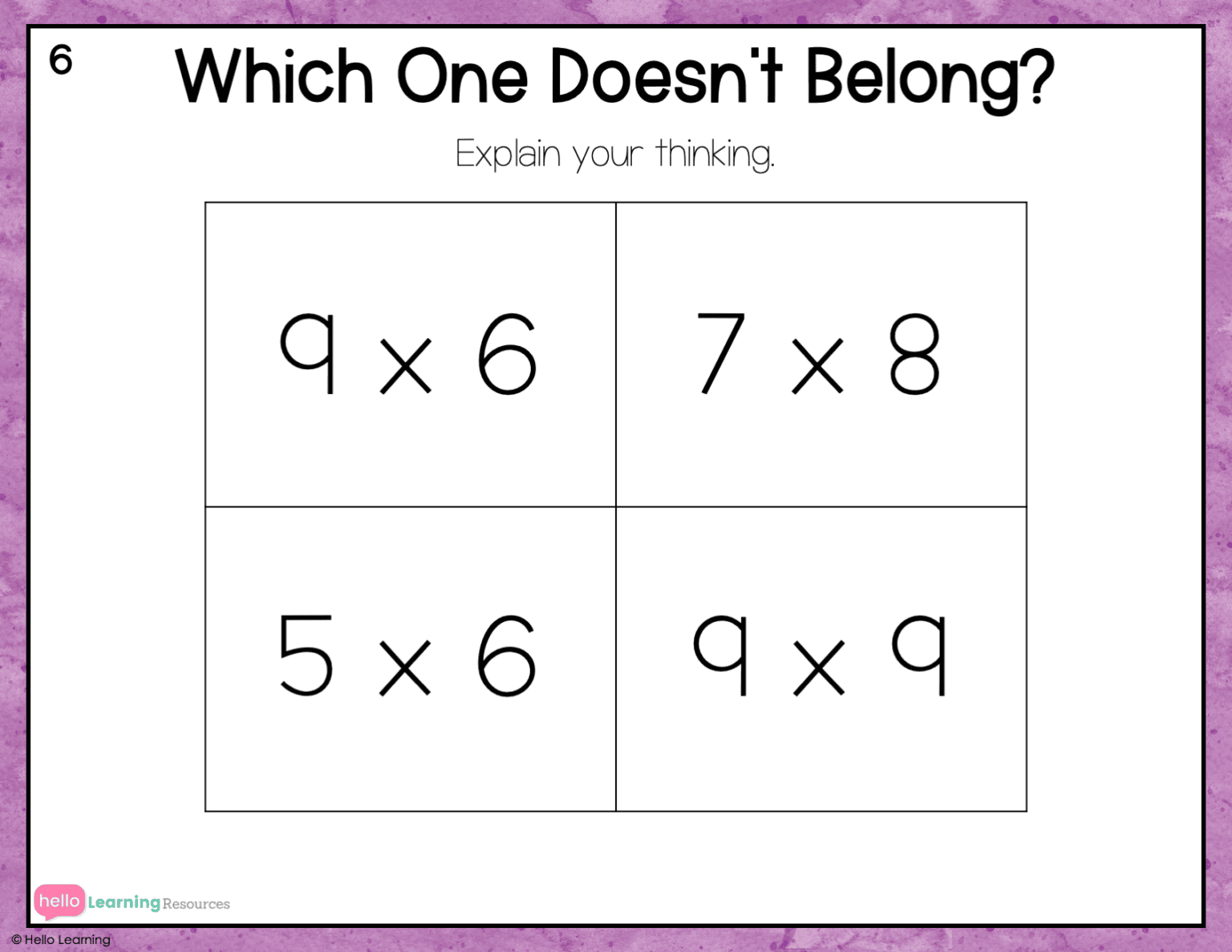 Number Talk Examples for Upper Elementary - Hello Learning