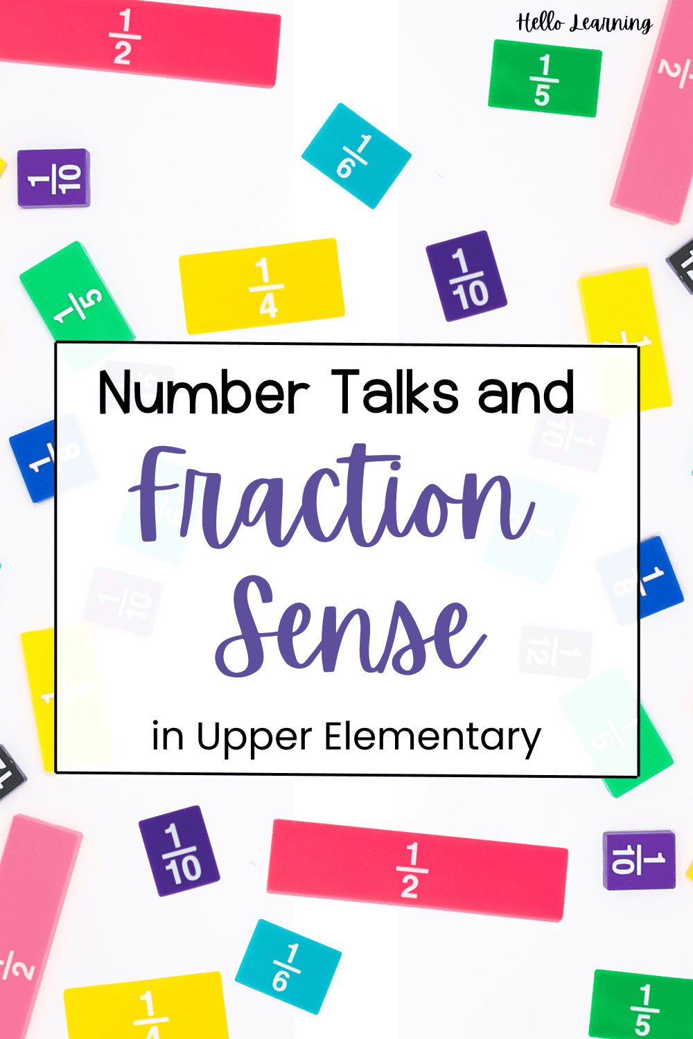 Building Fraction Sense with Number Talks - Hello Learning