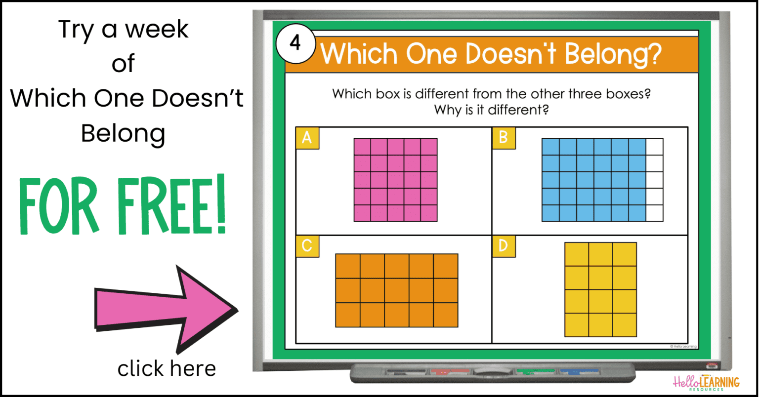 10 Creative Ways to Use Which One Doesn’t Belong Pictures in the Math ...