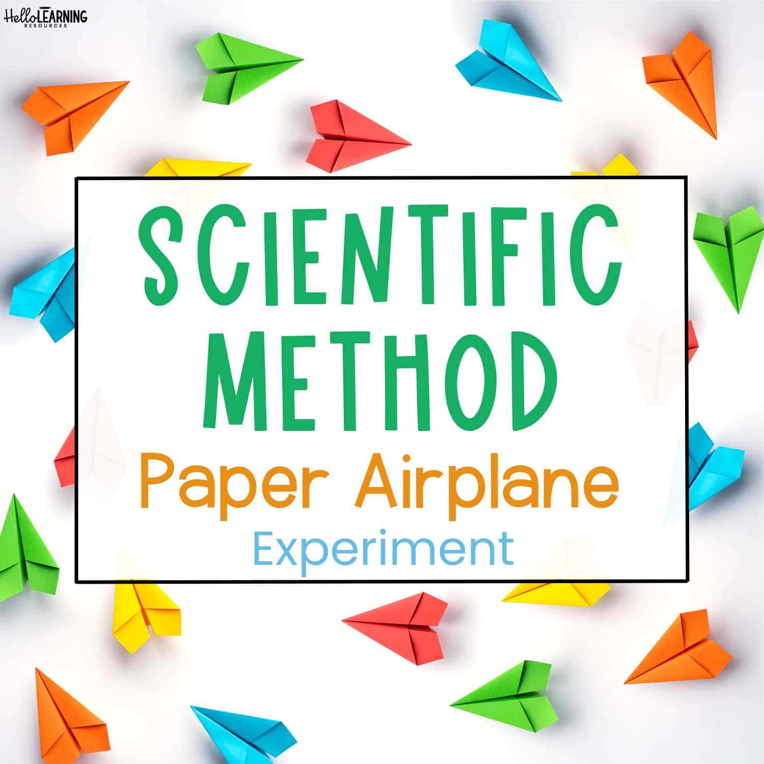 Easy Scientific Method Experiment with Paper Airplanes - Hello Learning