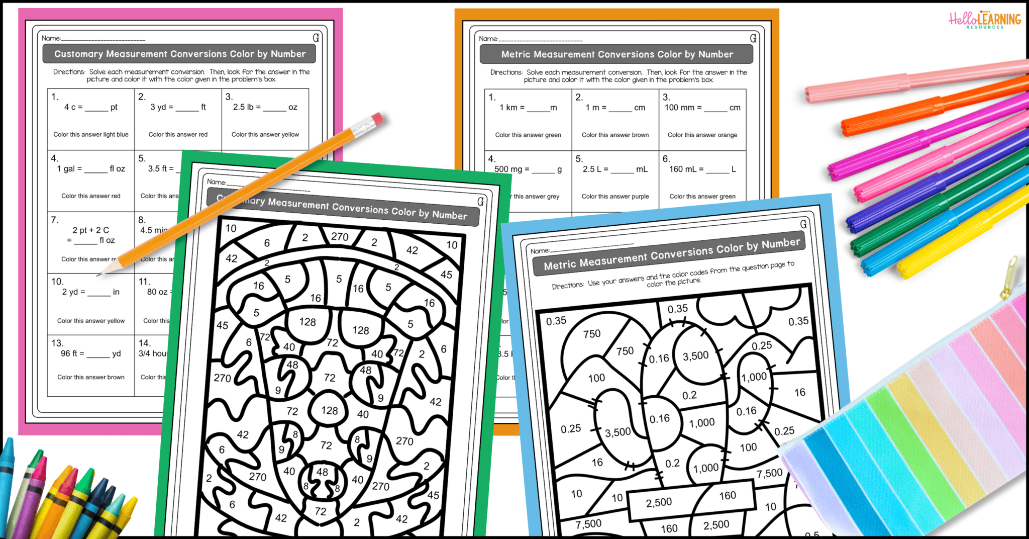 20 Hands on Activities to Practice Measurement Conversion - Hello Learning