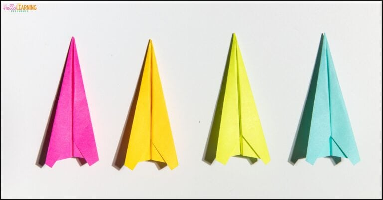Easy Scientific Method Experiment with Paper Airplanes - Hello Learning
